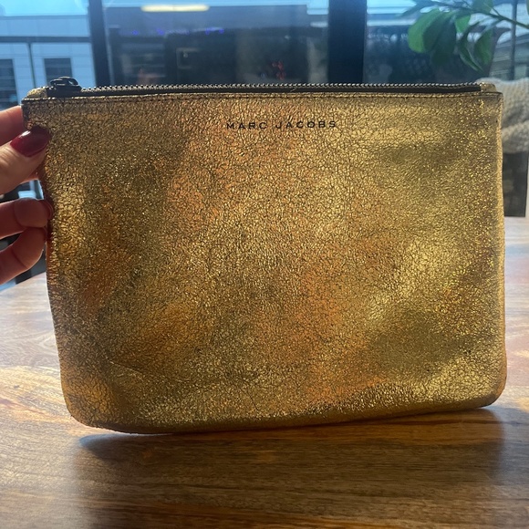 Marc Jacobs | Bags | Marc Jacobs X Target Neiman Marcus Metallic Pouch ...